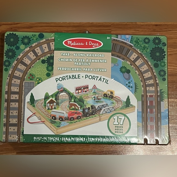 Melissa & Doug | Toys | Melissa Doug Take Along Railroad | Poshmark